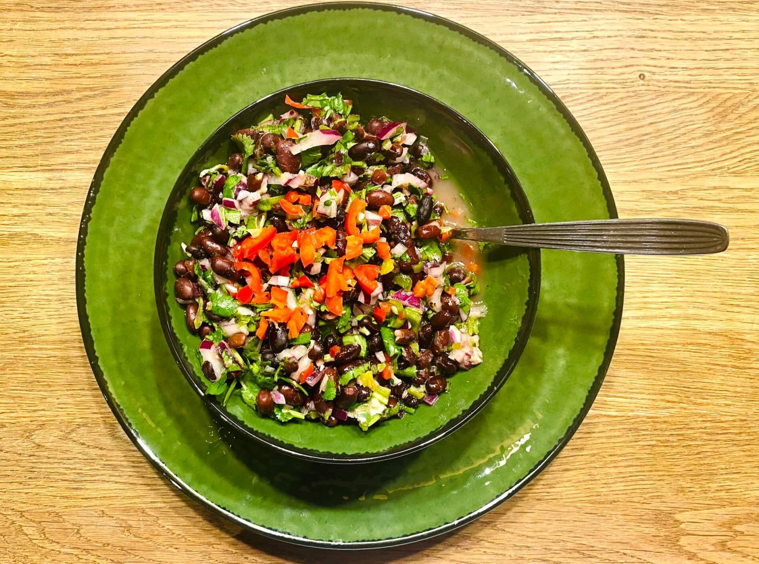 Fresh Black Bean Salsa (Easy & Flavorful) - cookingwithella.com